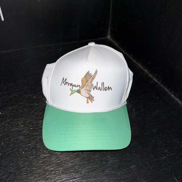 Morgan Wallen | Accessories | Morgan Wallen White And Green Trucker Hat ...